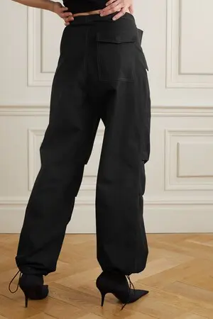 DION LEE Toggle Parachute Cottonblend Gabardine Straightleg Cargo Pants