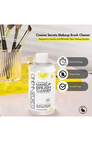 CINEMA SECRETS Professional Makeup Brush Cleaner Kit $28 Value - Lemon
