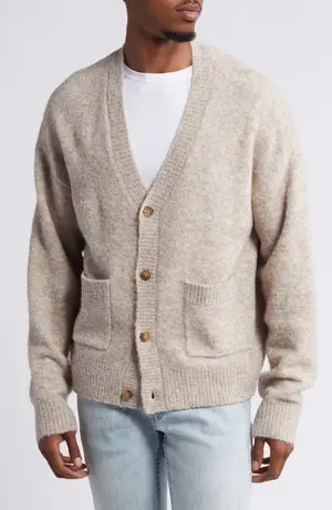 PACSUN Nile Heathered Bouclé Cardigan