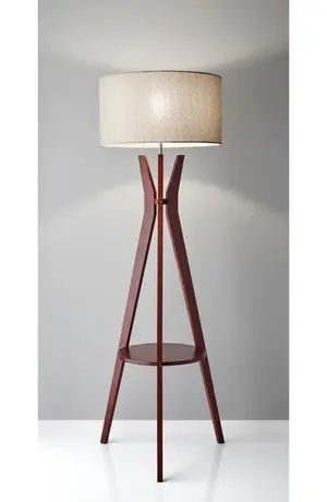 ADESSO Bedford Shelf Floor Lamp