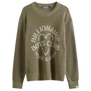 BILLIONAIRE BOYS CLUB Heart & Mind Stencil Logo Knit