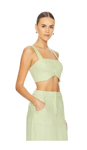 Amanda Uprichard Royston Crop Top
