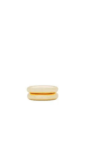 Ettika Modern Dome Ring Set - Gold