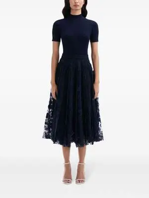 Oscar De La Renta Lace-detailing Midi Skirt