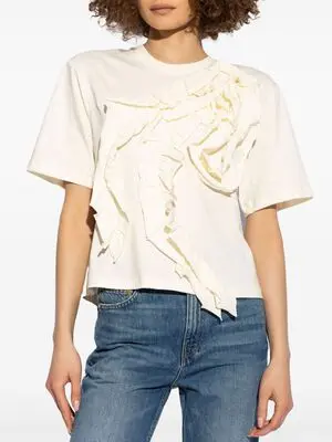 Ulla Johnson Aris Ruffle-detail T-shirt