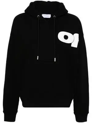 Off-White Shared Logo Cotton Hoodie
