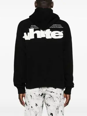 Off-White Shared Logo Cotton Hoodie