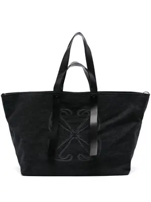 Off-White Large Denim Tote Bag