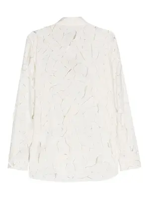 POST ARCHIVE FACTION Cut-out Detail Long-sleeve Shirt