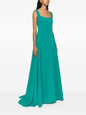 ATU BODY COUTURE Pleated Maxi Dress - Green
