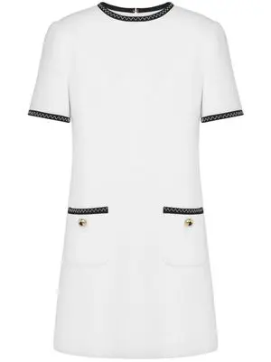 Moschino Contrast Stitching Day Dresses
