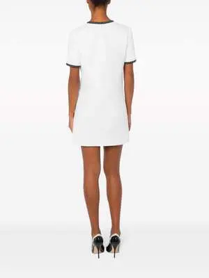 Moschino Contrasting-trim Mini Dress