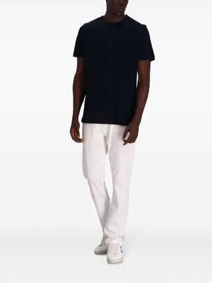 BOSS Crew-neck Cotton T-shirt - Blue