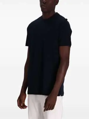 BOSS Crew-neck Cotton T-shirt - Blue