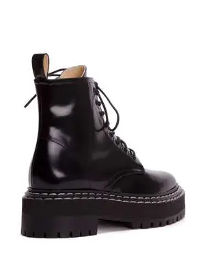 Proenza Schouler Leather Lace-up Boots