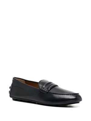 Bally Kerbs Leather Loafers - Blue
