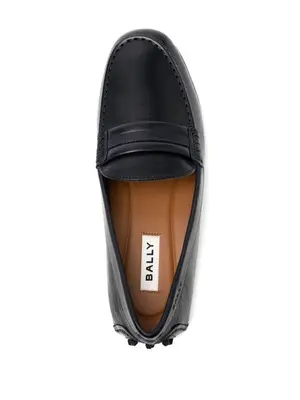 Bally Kerbs Leather Loafers - Blue