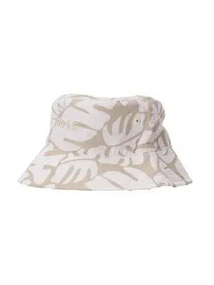 BOSS Botanical-print Bucket Hat - Neutrals