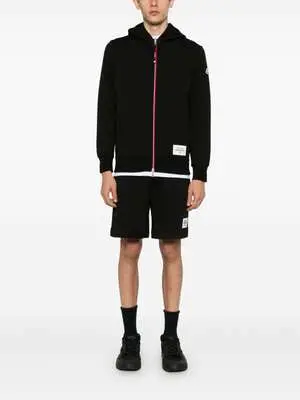 Moncler Appliqué Logo Zip Hoodie
