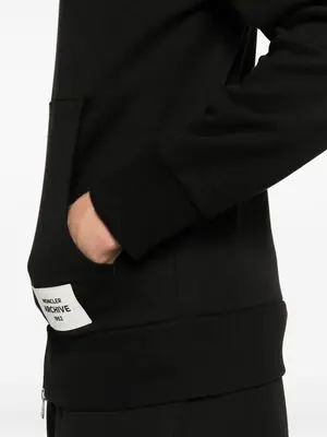 Moncler Appliqué Logo Zip Hoodie