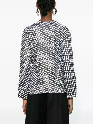 Comme Des Garçons Star-print Knitted T-shirt