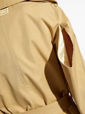 Kenzo Cut-out Double-breasted Trench Coat