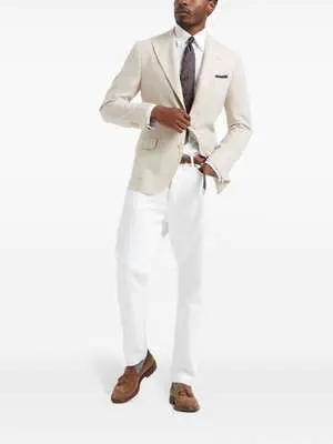 Brunello Cucinelli Single-breasted Wool Blazer