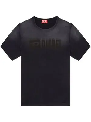 Diesel T-adjust-k4 Ombré Organic Cotton T-shirt - Black