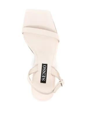 Senso Helena Leather Sandals - Neutrals
