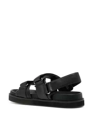 Senso Zina Leather Sandals - Black