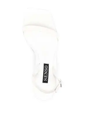 Senso Helena Leather Sandals - White