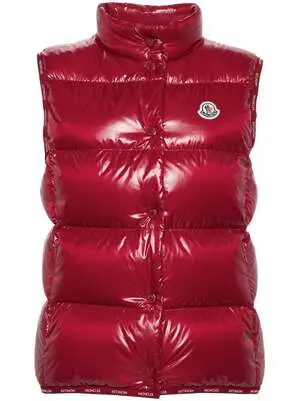 Moncler Badia Padded Gilet - Red