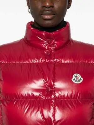 Moncler Badia Padded Gilet - Red