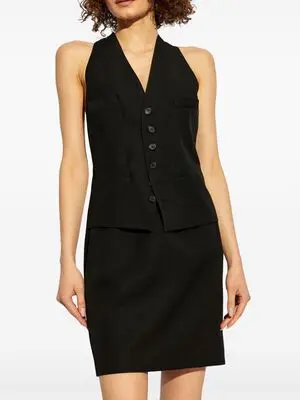Dsquared2 V-neck Wool Dress