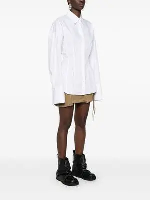 Attico Cotton Poplin Shirt - White