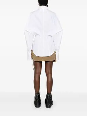 Attico Cotton Poplin Shirt - White