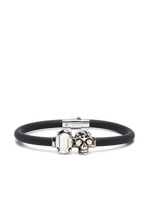 Alexander McQueen Skull Charm Bracelet - Black
