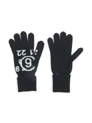 MAISON MARGIELA Numeric Wool Gloves