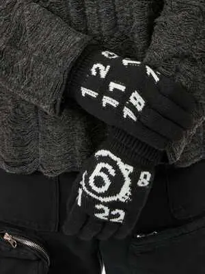 MAISON MARGIELA Numeric Wool Gloves