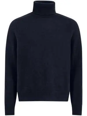 MAISON MARGIELA Roll-neck Wool Jumper - Blue