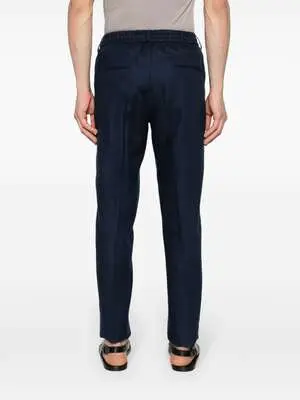 Tagliatore Newman Tapered Trousers - Blue