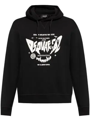 Dsquared2 Cotton Hoodie With Logo