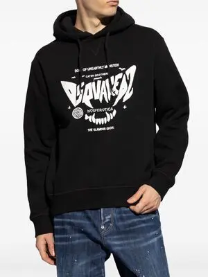 Dsquared2 Cotton Hoodie With Logo