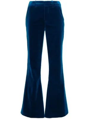 Women's Velvet Flared Pants