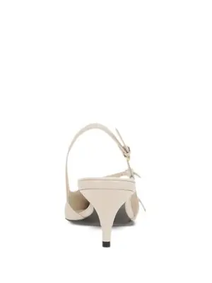 Miu Miu Buckled Patent Slingback Pumps