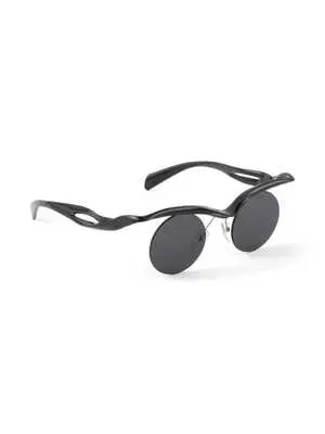 Prada Runway Round-frame Sunglasses - Black