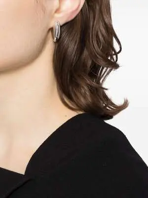 OTIUMBERG Pebble Polished-finish Earrings - Silver