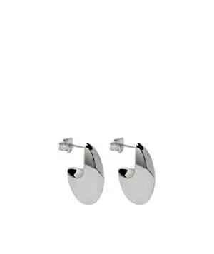 OTIUMBERG Otiumberg Pebble Polished-Finish Earrings Silver