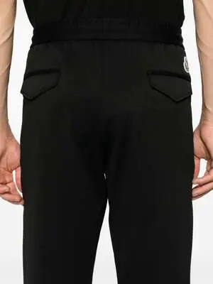 Moncler Logo-patch Drawstring Tapered Trousers