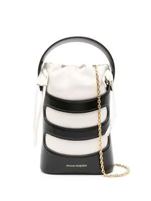 Alexander McQueen Cut-out Leather Tote Bag
